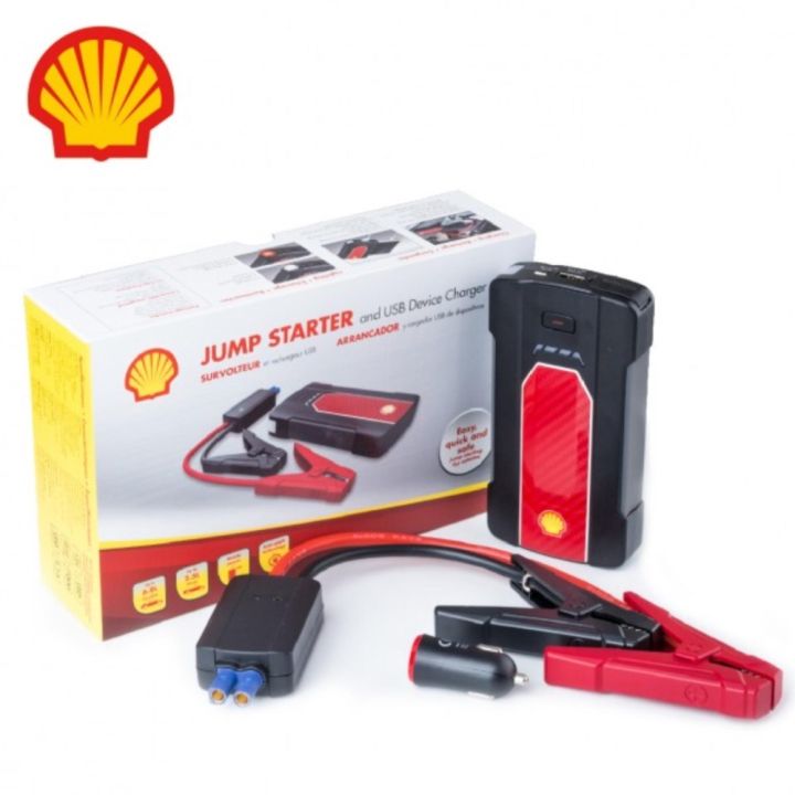 SHELL MULTIFUNCTION EMERGENCY AUTO JUMP STARTER PORTABLE POWER BANK ...
