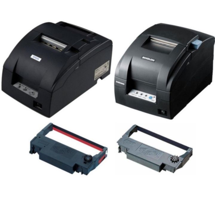 Epson TM-U220, Bixolon SRP-275 Receipt Printer Ribbon (Black)-2pcs | Lazada