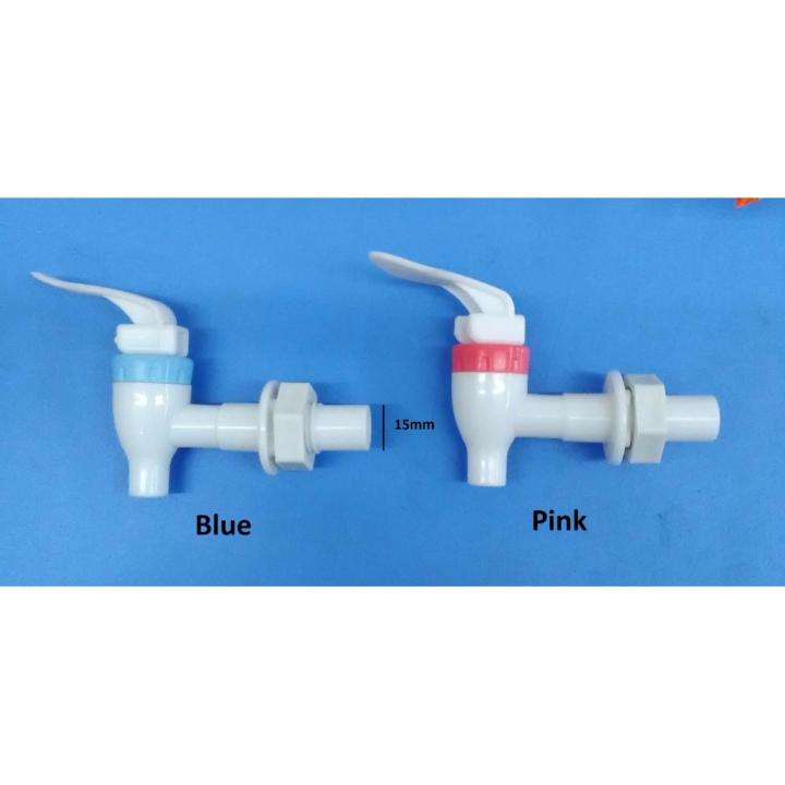 Water Tap Dispenser Hot Warm Cold Water Tap Pink Blue Colour 15-16mm ...