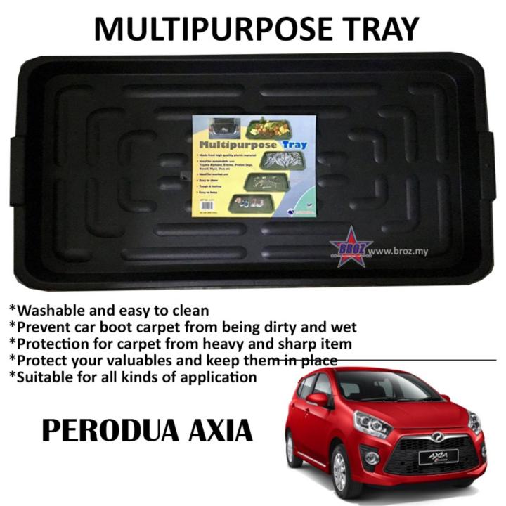 Perodua Axia Multipurpose Universal One Tray For All Purpose - For Car ...