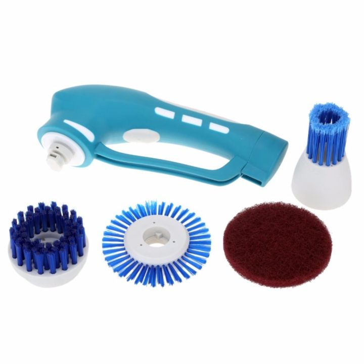 Cordless Rotating Hand Brush Power Scrubber Brush Cleaner Bathroom ...
