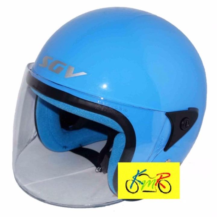 SGV Kid Kids Visorex Motorcycle Helmet (Blue) | Lazada