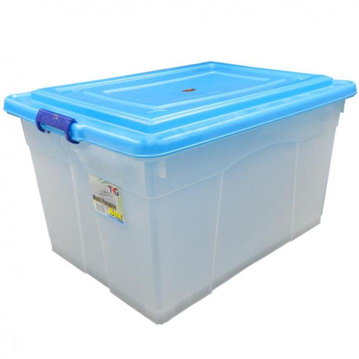 75Lit Toyogo Multipurpose Plastic Storage Container Box With Wheels ...