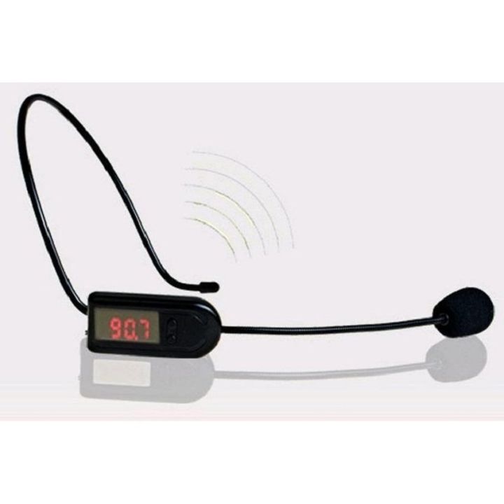 FM Wireless Microphone Headset Megaphone Radio Mic | Lazada