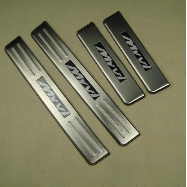 Perodua Myvi Side Steel Plate/Door Side Step With Led Blue | Lazada