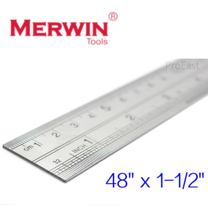 Merwin 48" x 1-1/2" Stailess Steel Ruler 64-MM940 | Lazada