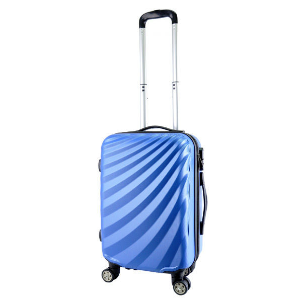 Case Valker New ABS 20 Inch Streamer Diagonal Stripe Travel Luggage ...