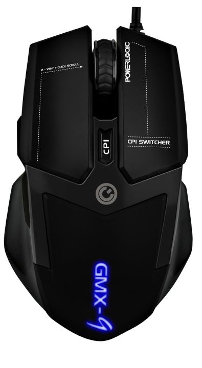 Power Logic Gmx-9 Wired Optical Gaming Mouse Galactic (Black) | Lazada
