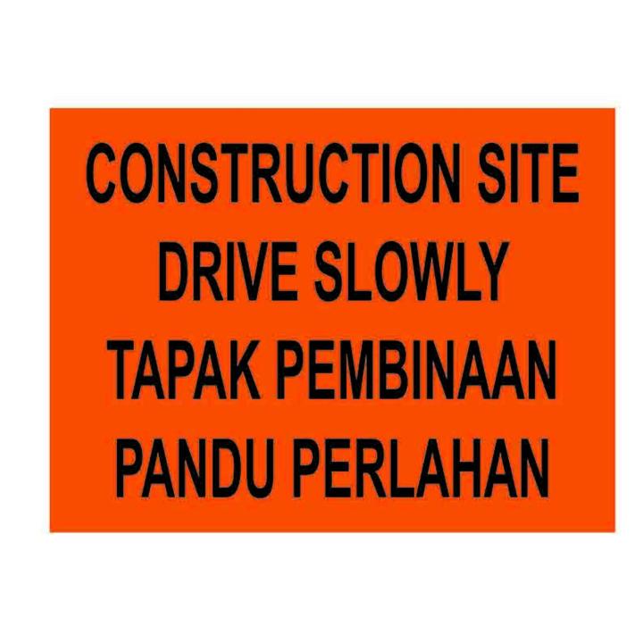 Reflective sign / SignBoard/ Papan iklan /Papan Tanda jalan /Road | Lazada