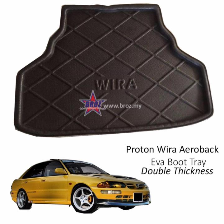 For Proton Wira Aeroback EVA Copolymer EVA Boot Tray Luggage Cargo ...