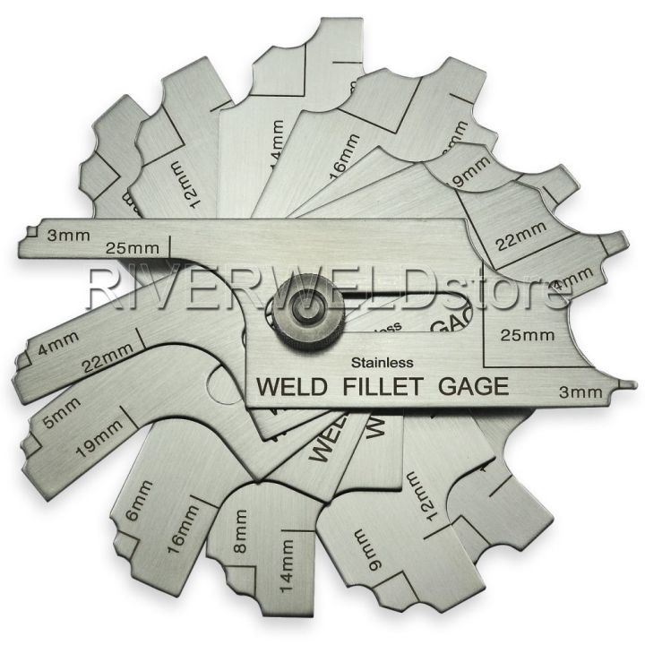 7piece Fillet Weld Set Gage RL Gauge Welding Inspection Test Ulnar ...