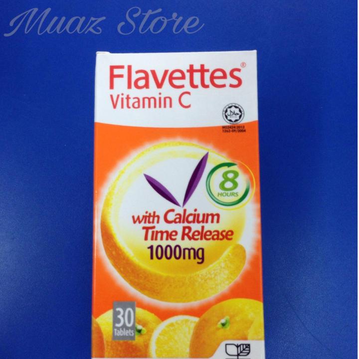 Flavettes Vitamin C 1000mg with Calcium Time Release | Lazada