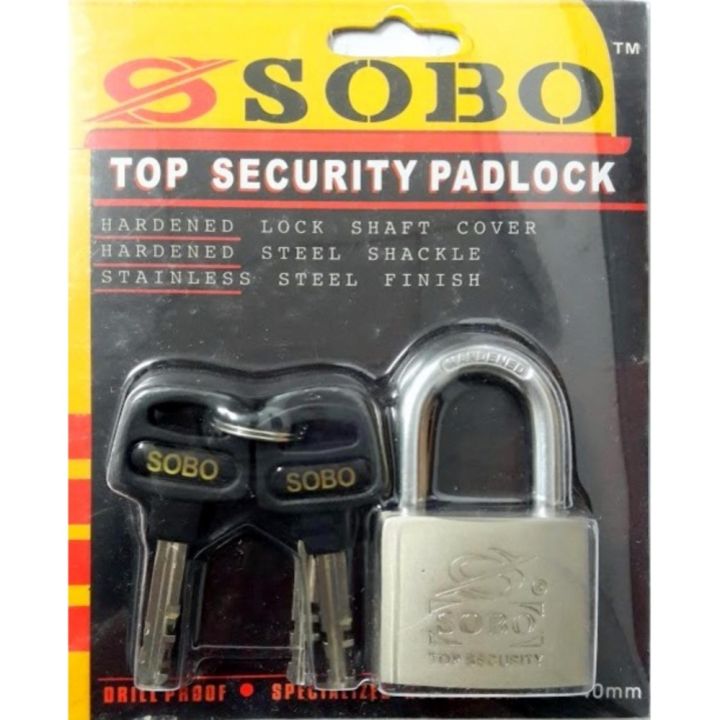 SOBO 40mm Heavy Duty Brass With Anti Rust Stainless Steel Anti Cut ...