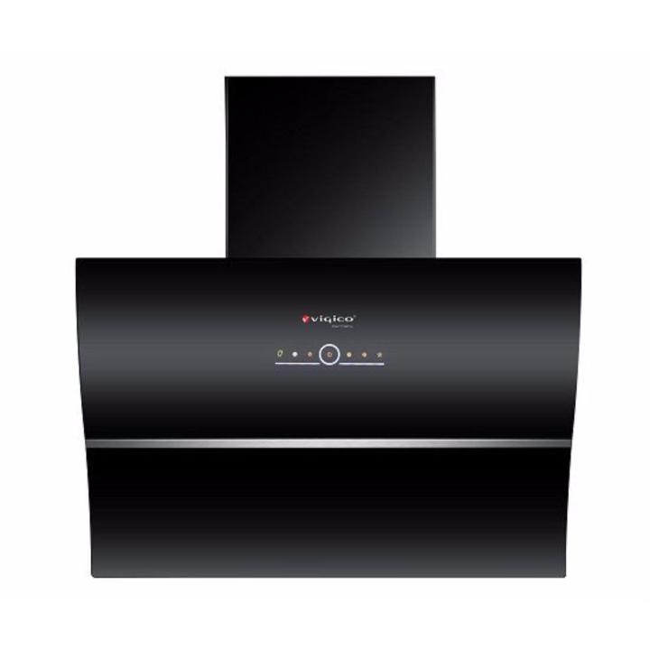 Vigico V-6688 S-shaped cooker hood (Suction power 1500 m3/h) - JetBlack ...