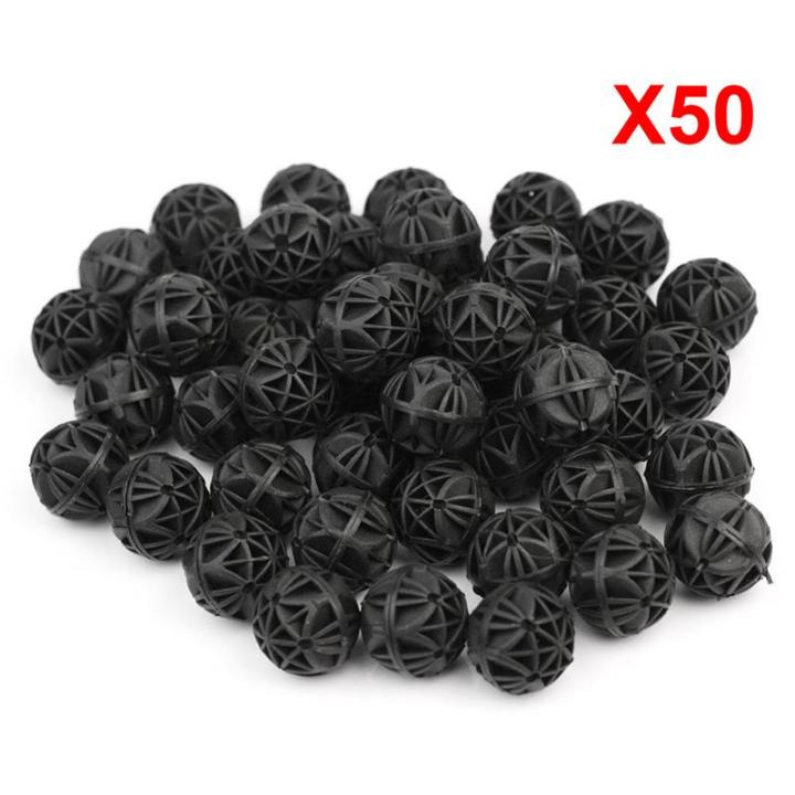 COD 50 Pcs Aquarium Pond Bio Balls 16/26/36mm Canister Filter Media ...
