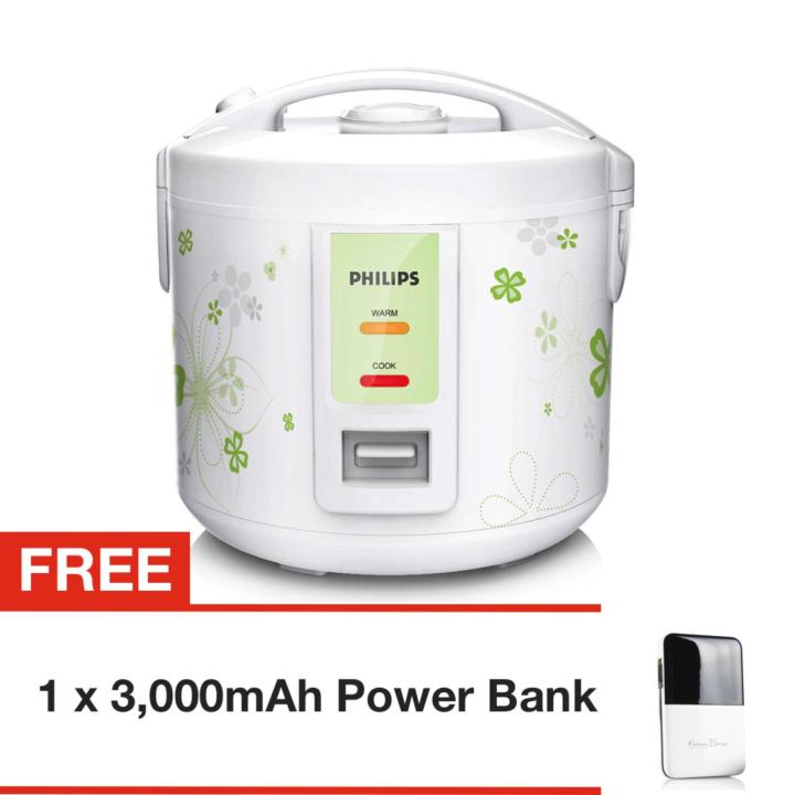 Philips 1.0L Jar Rice Cooker HD3011 with FREE 3,000 mAh Lithium Polymer ...