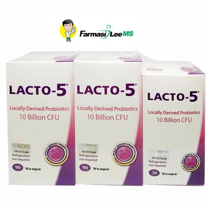 Lacto-5 Probiotics 90s+90s+30s (Exp 08/2026) Lacto 5 | Lazada