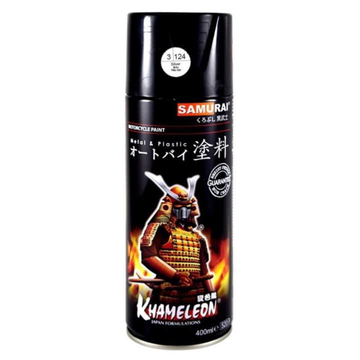 Samurai Spray Paint Standard Colour 003 Silver(1box) | Lazada