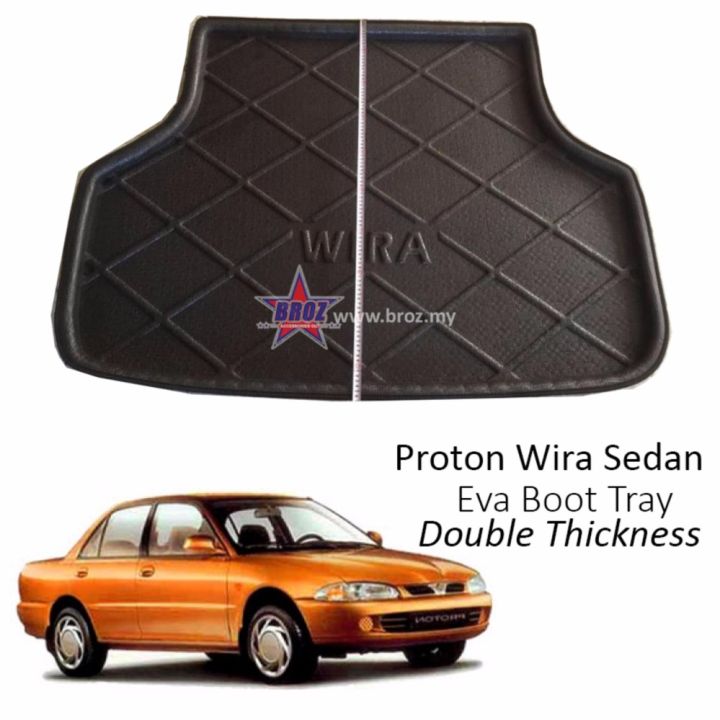 For Proton Wira Sedan EVA Copolymer EVA Boot Tray Luggage Cargo ...