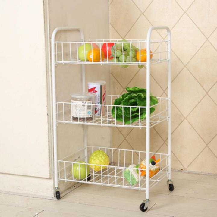 3-Layer Metal Kitchen Rack With casters /Bowl Rack/Cup Rack/Cutlery ...