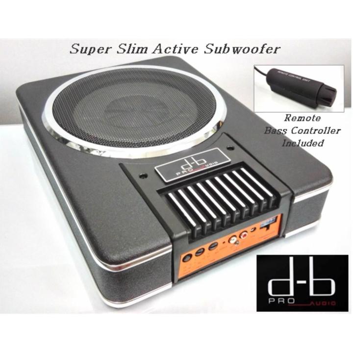 LEON 10" Car Super Bass Engine Active Sub woofer Built-in Class D ...