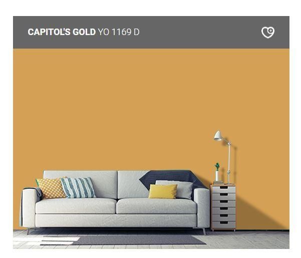 Nippon Paint Spot-less - CAPITOL'S GOLDYO 1169 D - 1L | Lazada