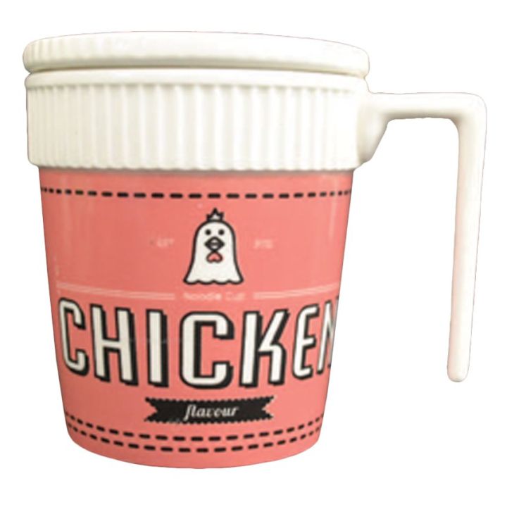 Claytan Noodle Mug with lid-Chicken | Lazada