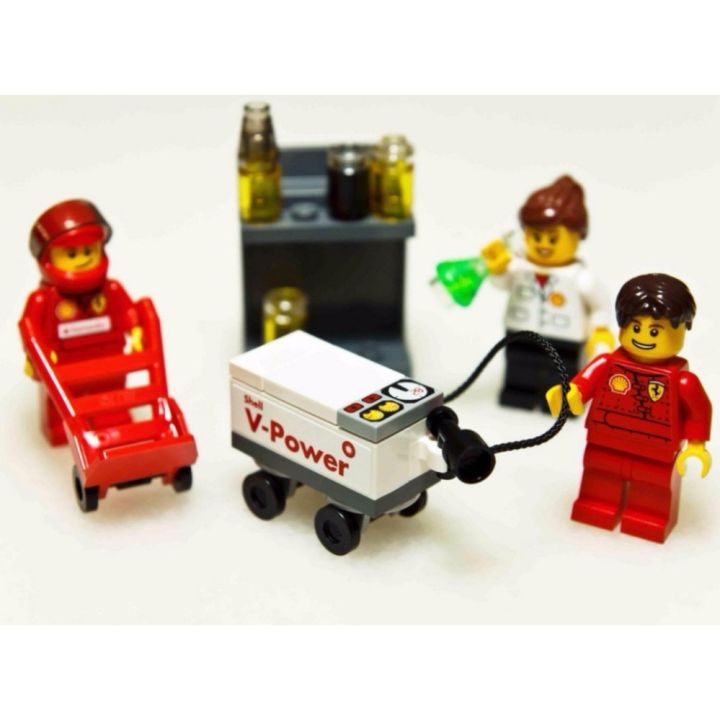 Shell Lego Ferrari Pit Crew Shell Minifigures 30196 | Lazada