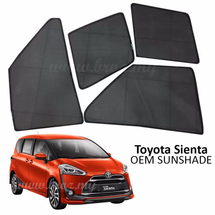Custom Fit OEM Sunshades/ Sun shades for Toyota Sienta 2016 (6PCS) | Lazada