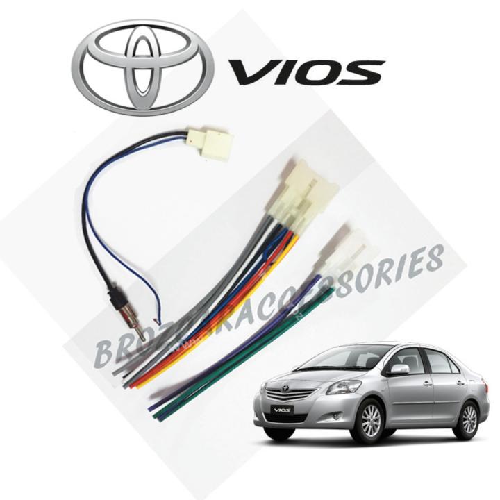Broz Toyota Vios 2007-2012 OEM Plug and Play Socket Cable Player Socket ...