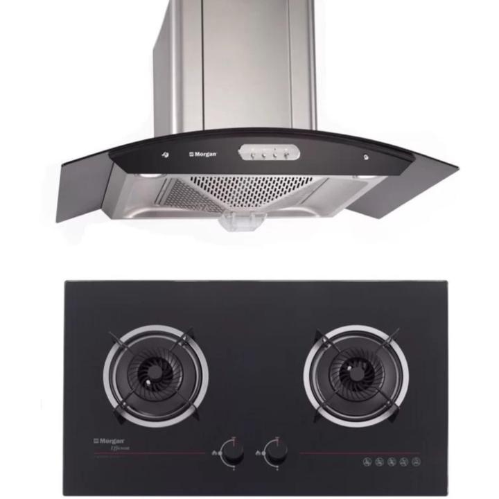 Morgan Designer Cooker Hood MDH-920OC + Built In Cooker Hob MBH ...