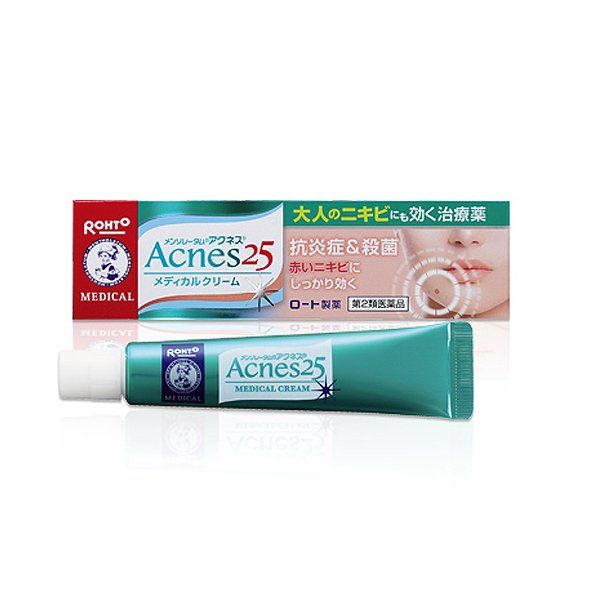 Rohto Mentholatum Acnes 25 Acne/ Pimples Treatment Cream (16g) | Lazada