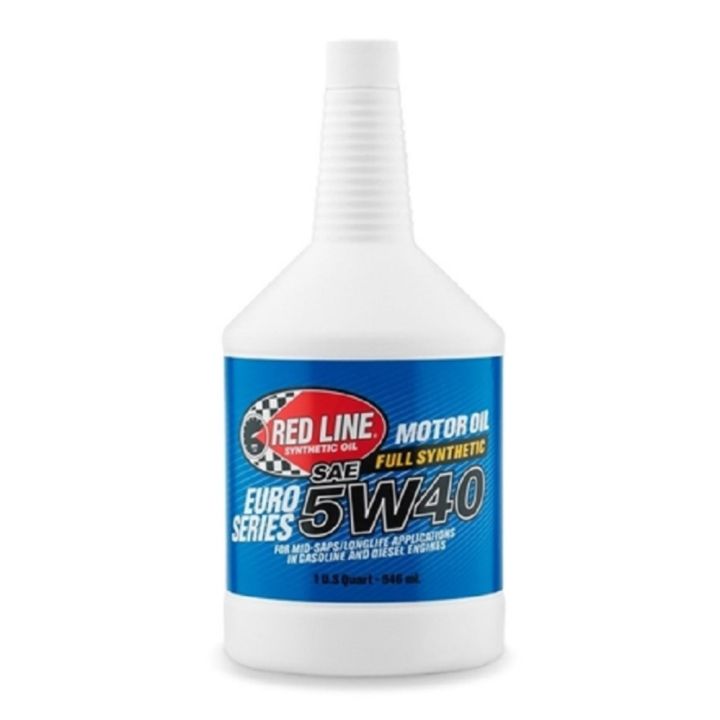 REDLINE EURO-SERIES 5W40 SYNTHETIC ENGINE OIL (0.946 LITERS) | Lazada