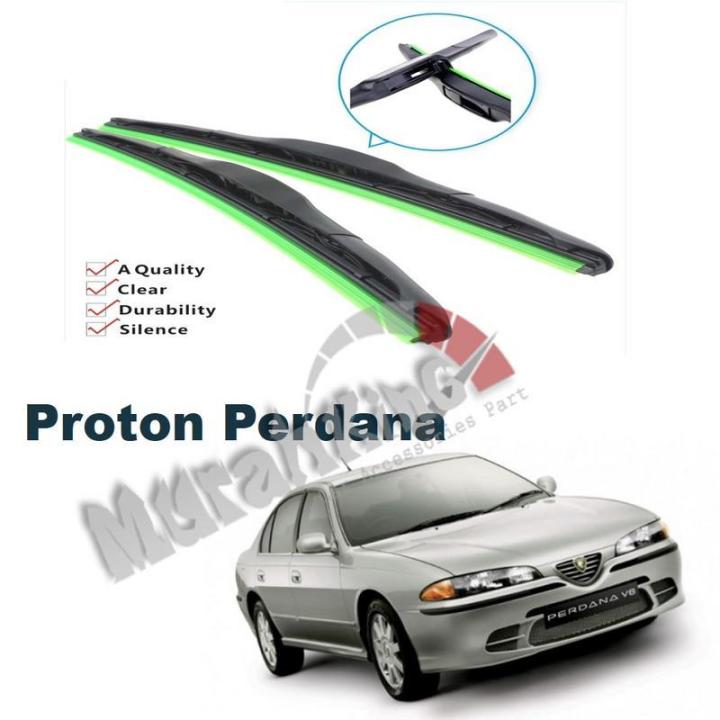 Proton Perdana M Spark Soft Silicone Wiper Blade for Car - 1 Pair (Made ...