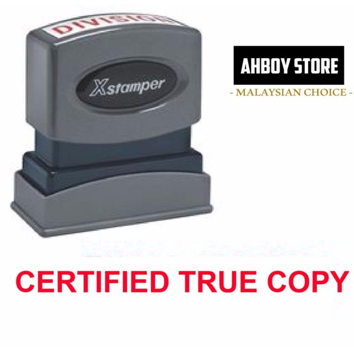 PRE INK STAMP / CHOP - Certified True Copy | Lazada