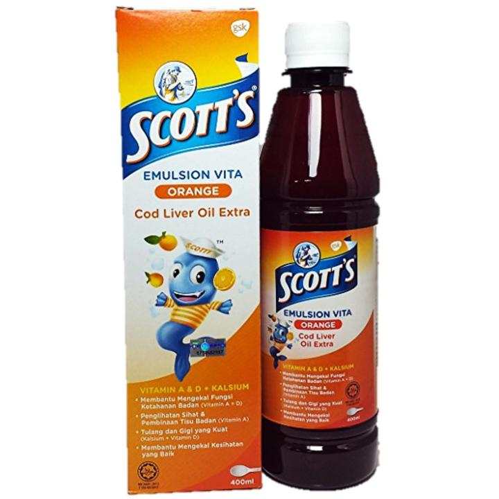 Scott's Emulsion Orange Cod Liver Oil Extra | Lazada