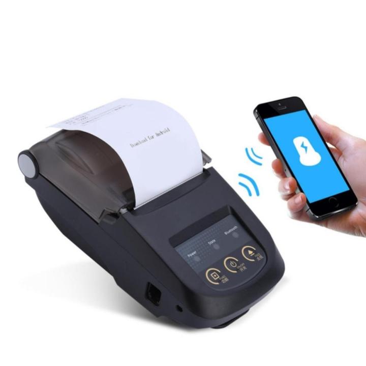 Wireless 58mm Bluetooth Thermal Receipt Printer Handheld Support Android IOS Windows | Lazada