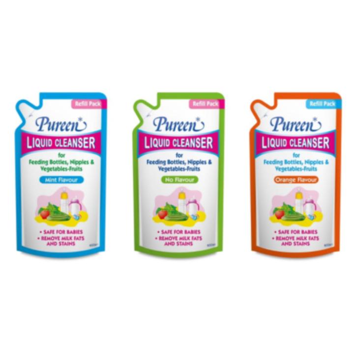 Pureen Liquid Cleanser Assorted Flavour 600ml x 3 | Lazada