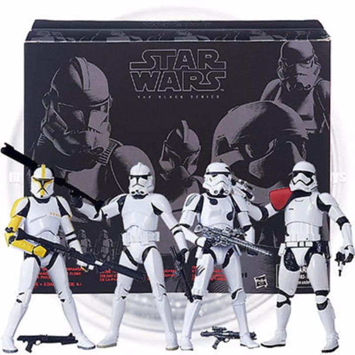 Hasbro Star Wars The Black Series 6 Inches - Stormtrooper 4-Pack ...