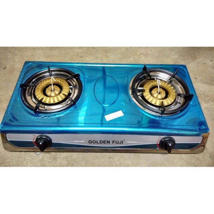 Golden Fuji Stainless Steel Double Burner Gas Cooker Stove GF1313 | Lazada
