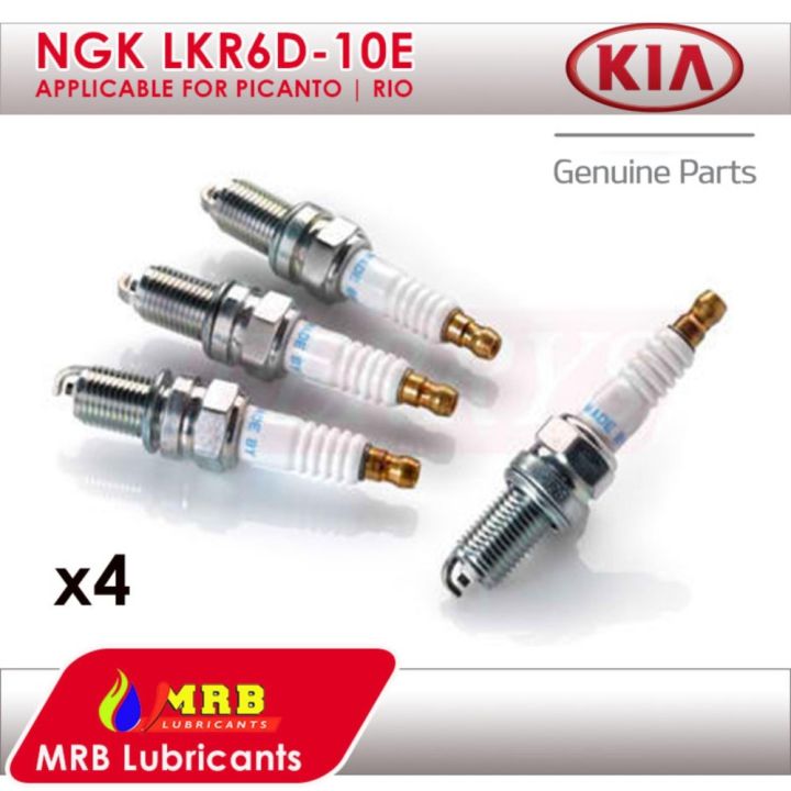 NGK LKR6D-10E Spark Plug for Kia Picanto 4 pcs | Lazada PH