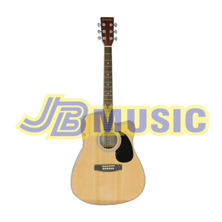 Fernando AW-41C Acoustic Guitar with Cutaway (Natural) | Lazada PH
