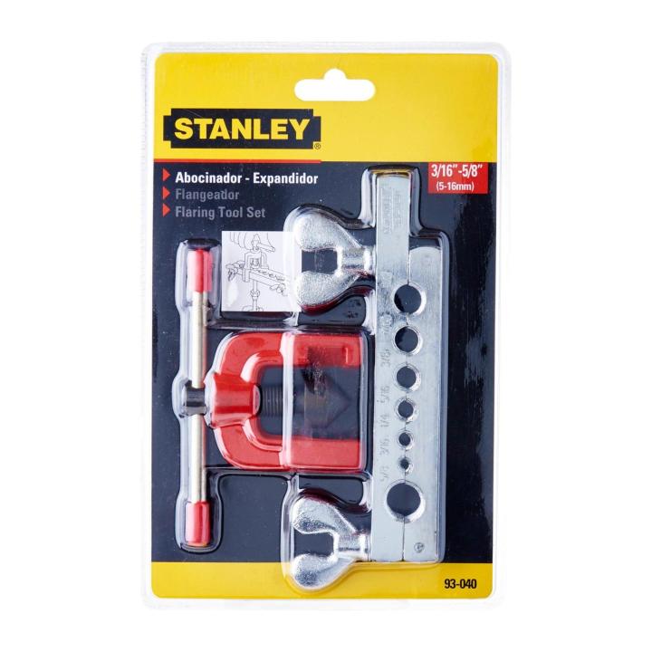Stanley Tubing Flaring Tool Set 3/16 to 5/8 Inch 93-040 | Lazada PH