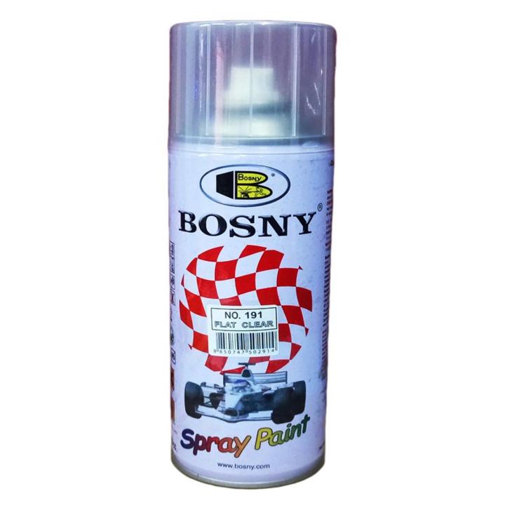 Bosny No.191 Flat Clear Spray Paint | Lazada PH