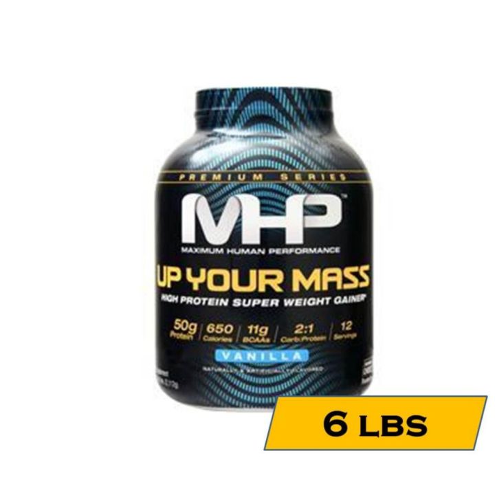 MHP Up Your Mass Anabolic Mass Gaining Protein Shake - 5lbs - Vanilla ...