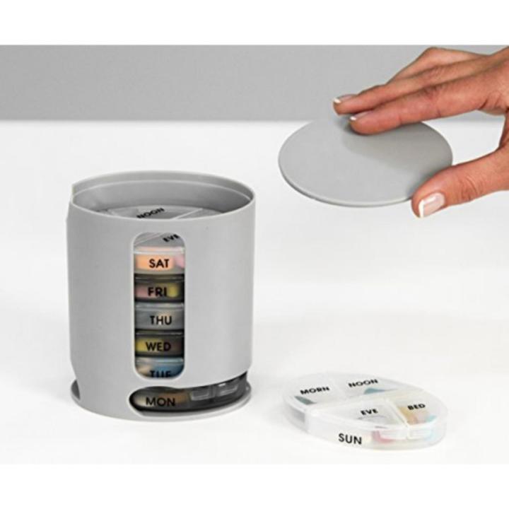 Pill Box Compact Vitamins and Pills Organizer | Lazada PH