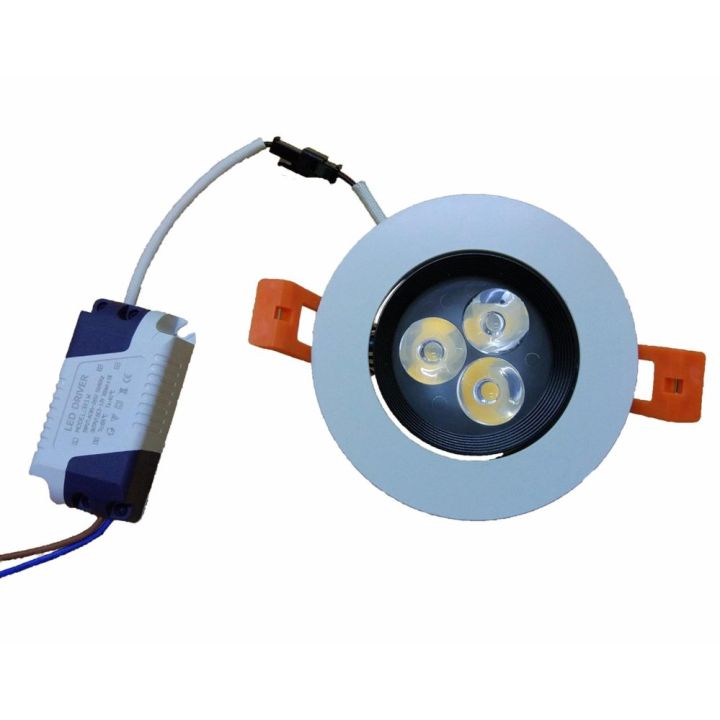 LED HIGH POWER LAMP 3W ( 2.5 ) WHITE CEILING LIGHT | Lazada PH