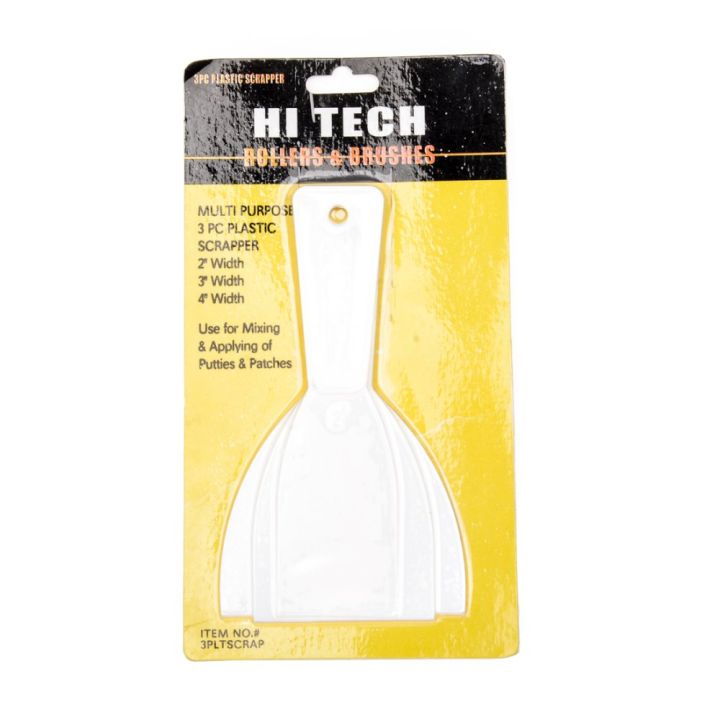 Hitech Plastic Scrapper Set of 3 (White) | Lazada PH