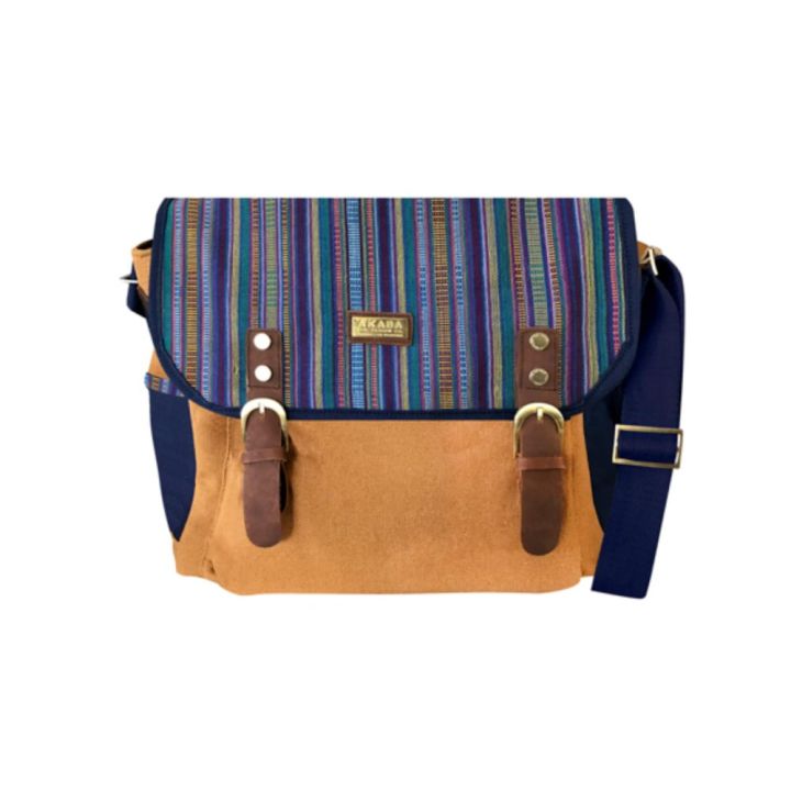 AKABA Gallardo Messenger Bag in Blue Sinaluan | Lazada PH