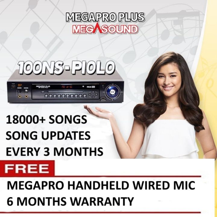 Megapro Plus MP-100NS-Piolo DVD Karaoke Player with 18000+ Songs and ...